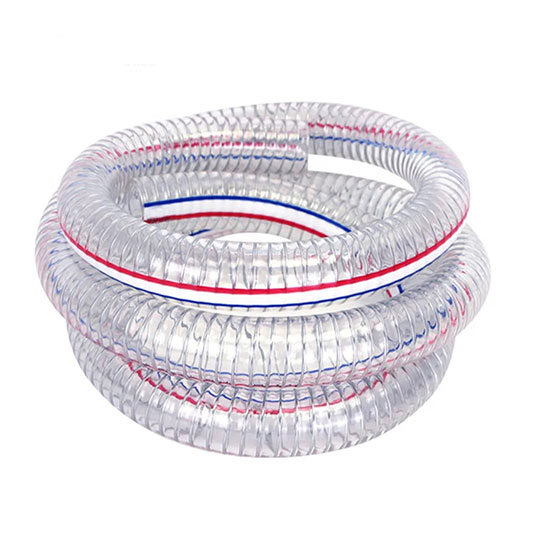 PVC spring hose with good flexibility