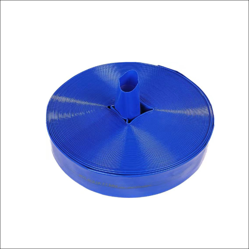 blue layflat hose for farming