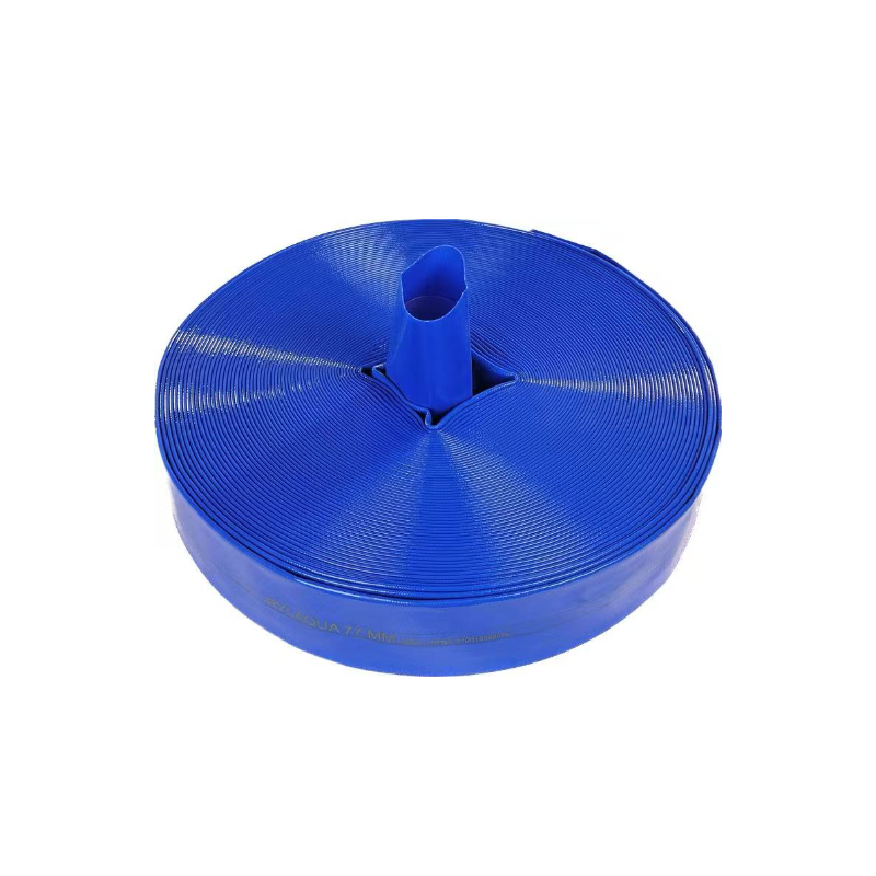 blue layflat hose for farming