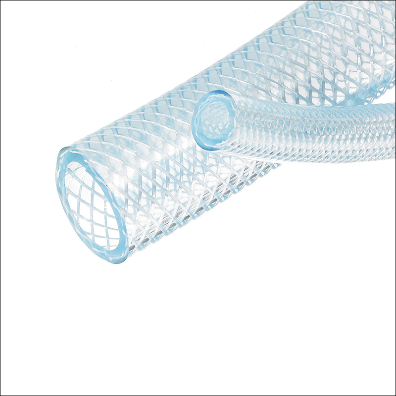 Vinyl Braided Reinforced Clear Tubing
