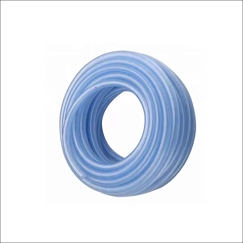 Blue PVC Braided Hose